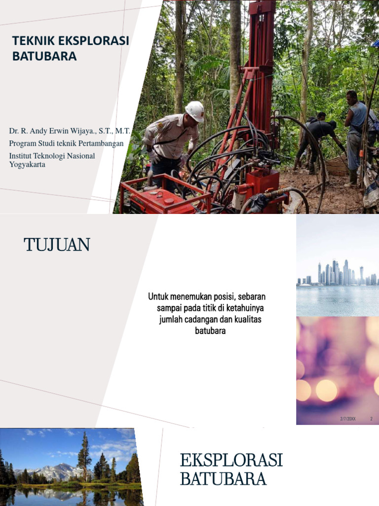 Materi 7 Teknik Eksplorasi Batubara | PDF