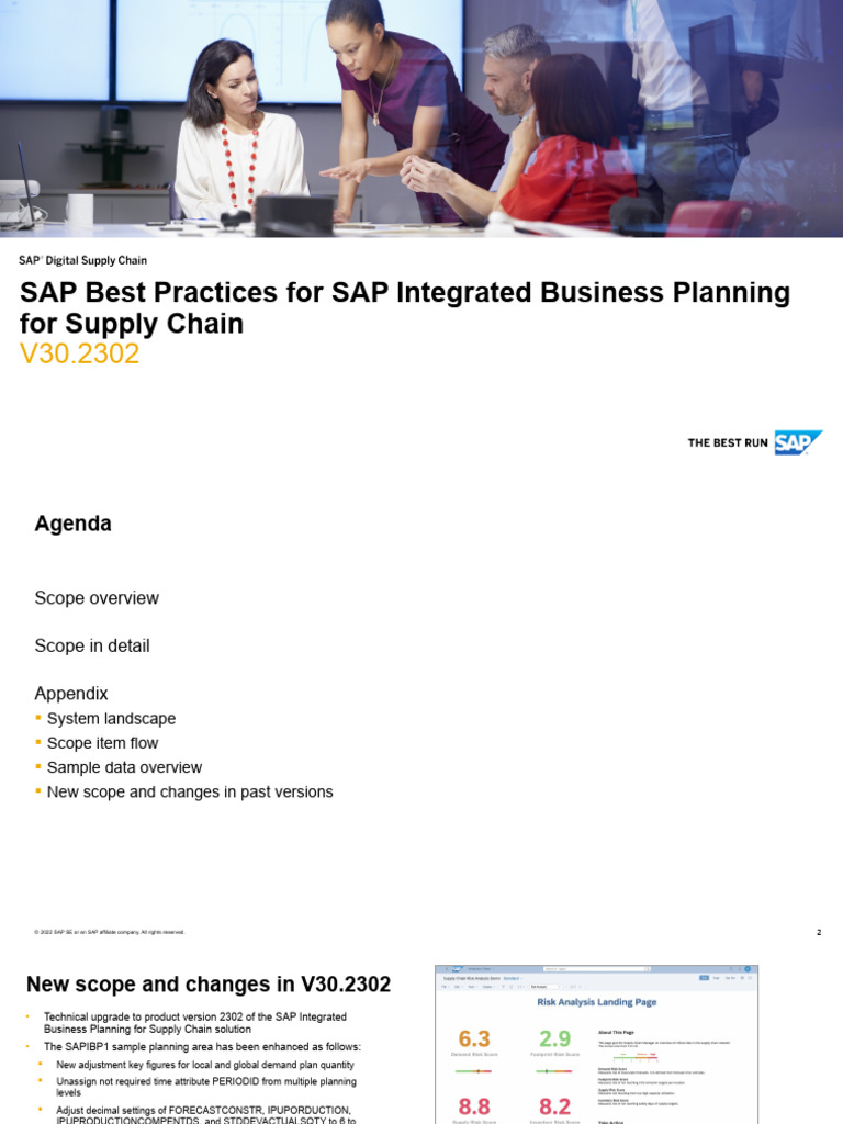 SAP IBP Best Practices Overview | PDF | Business | Technology & Engineering