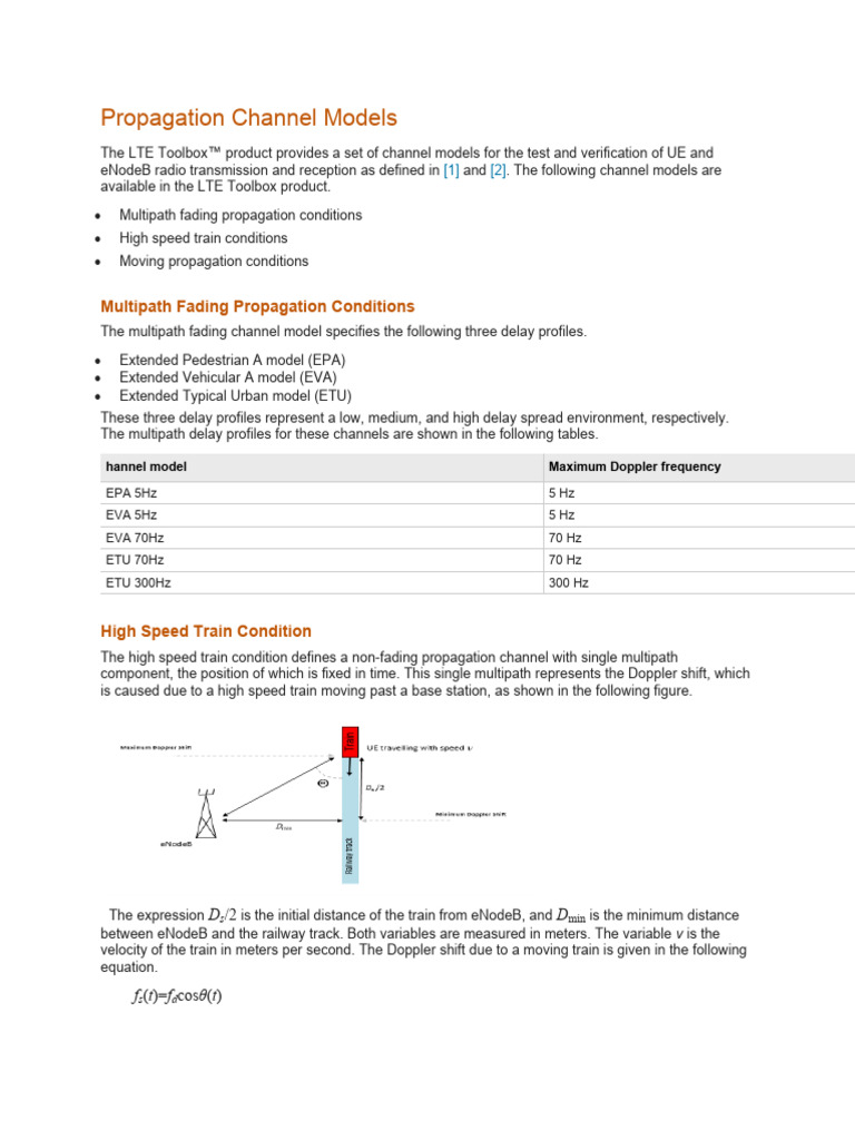 Propagation Channel Models | PDF | Computer Network | Mimo