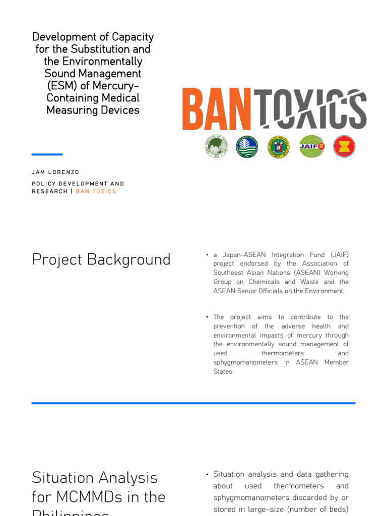 Day3 Topic1 JAIF Presentation Lorenzo | PDF | Waste | Mercury (Element)