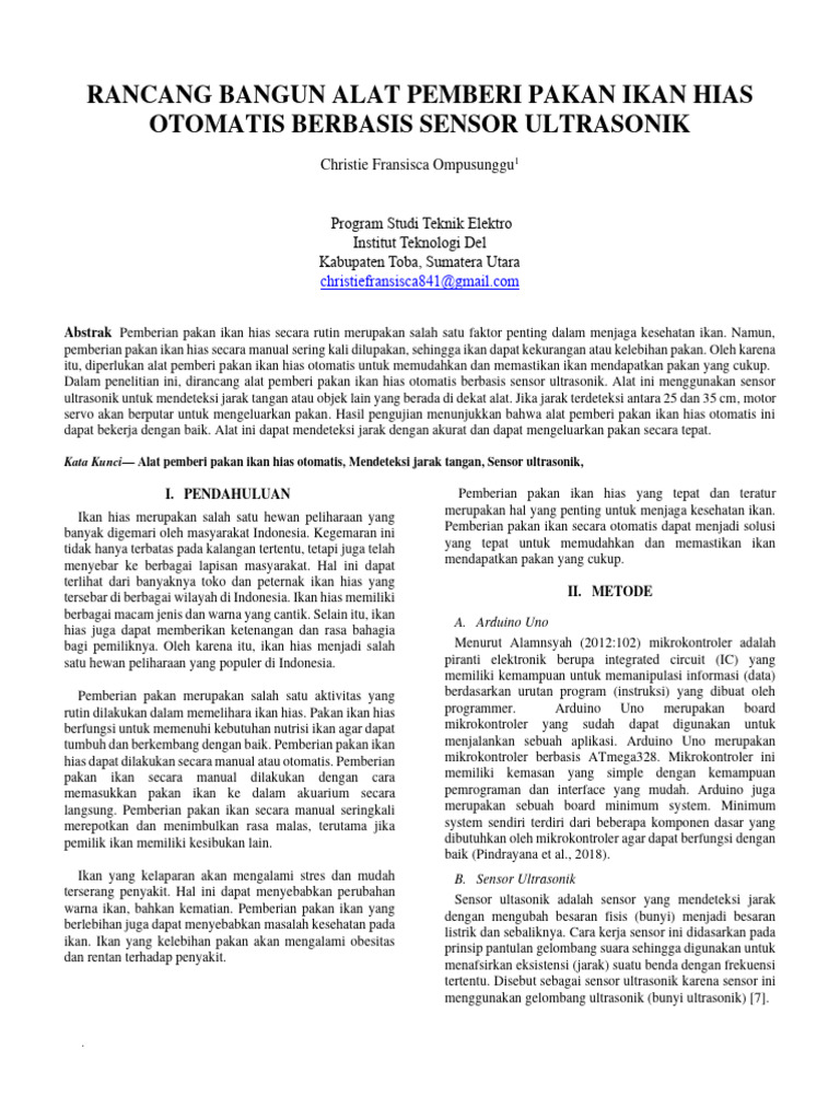 Paper Final Proyek Akhir Imm - Christie | PDF