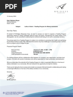 Letter For Water Testing | PDF