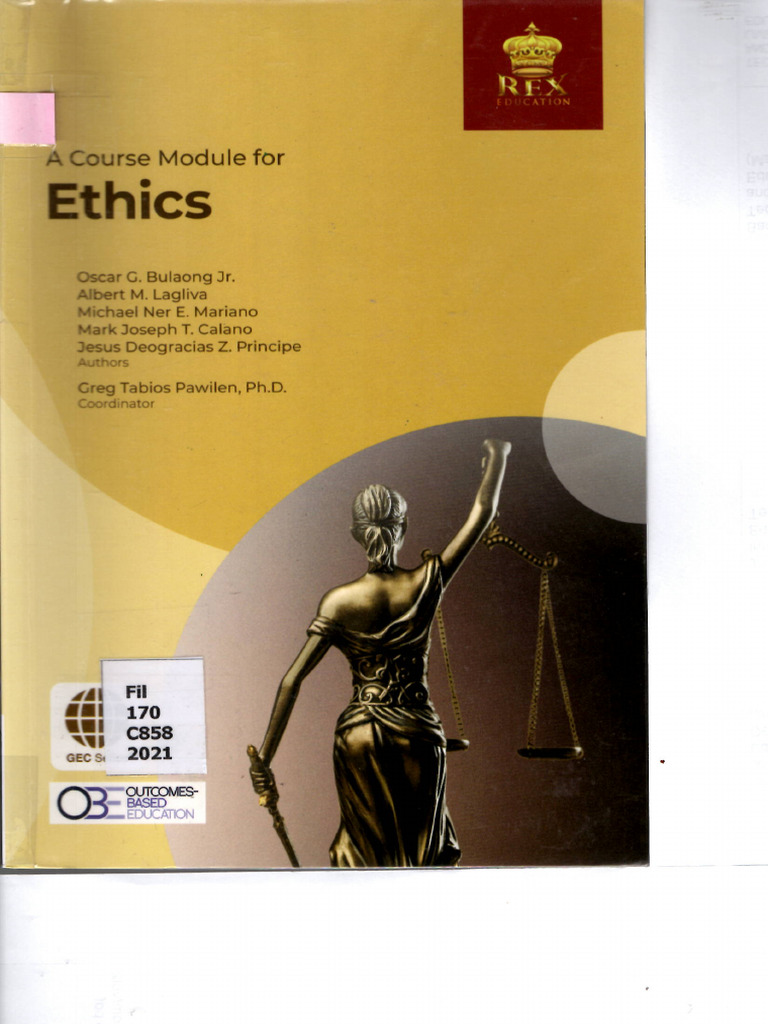 A Course Module For ETHICS UNIT II | PDF