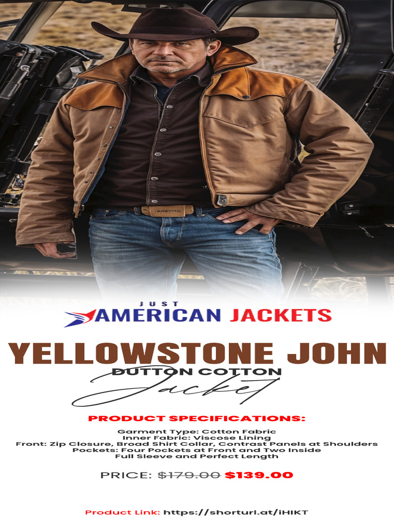 Yellowstone John Dutton Jacket | PDF