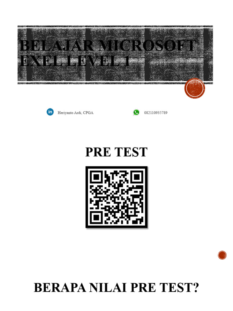 Belajar Microsoft Exel Level 1 | PDF