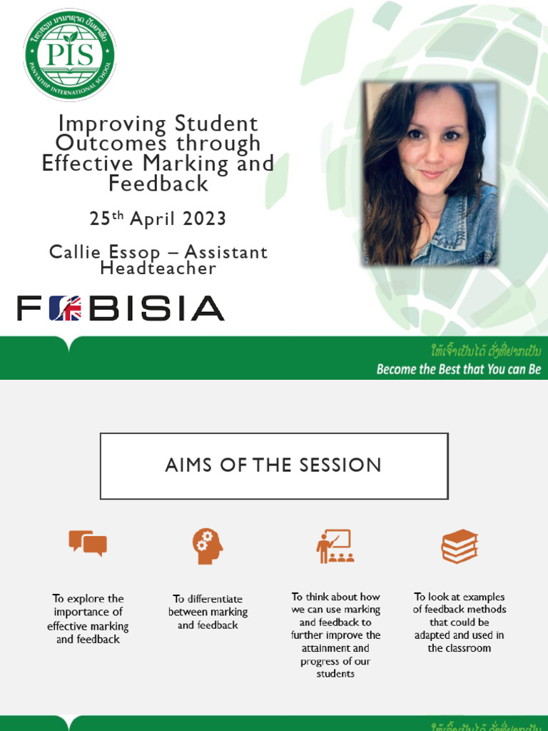 Marking And Giving Feedback Pdf