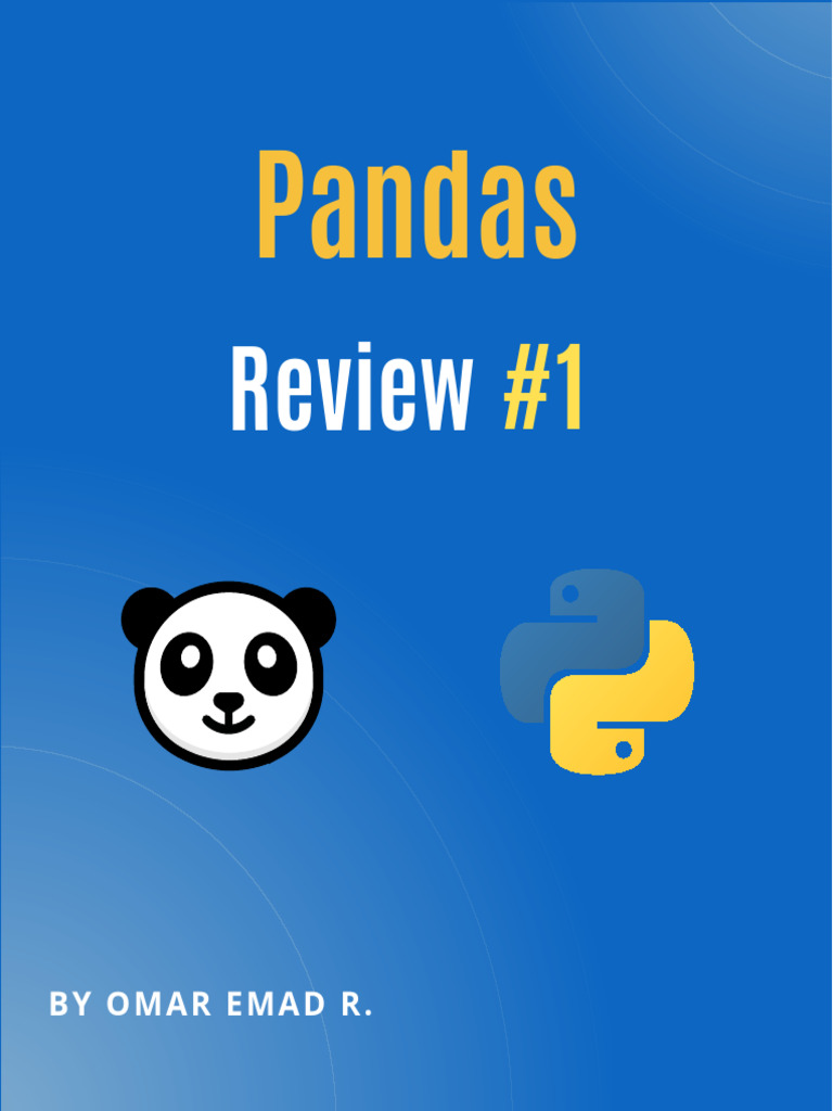 Pandas: Review | PDF