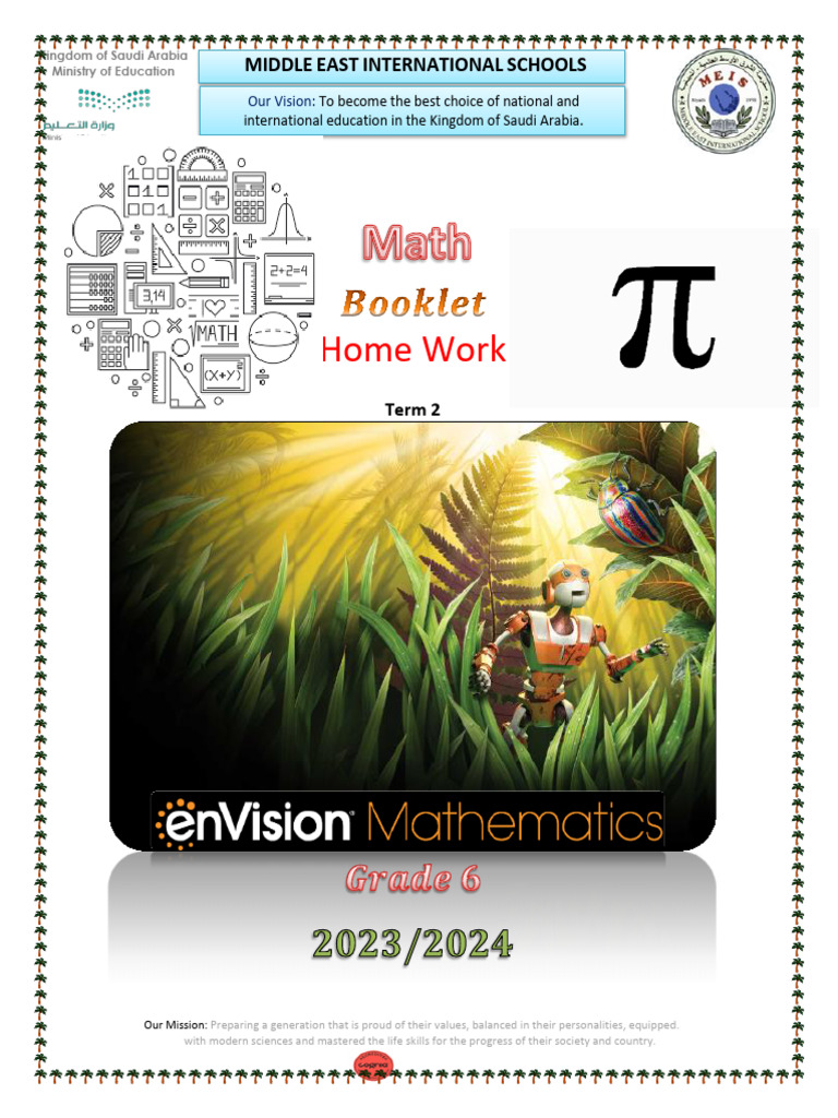 Math Term 2 Booklet Grade 6 | PDF | Equations | Elementary Mathematics