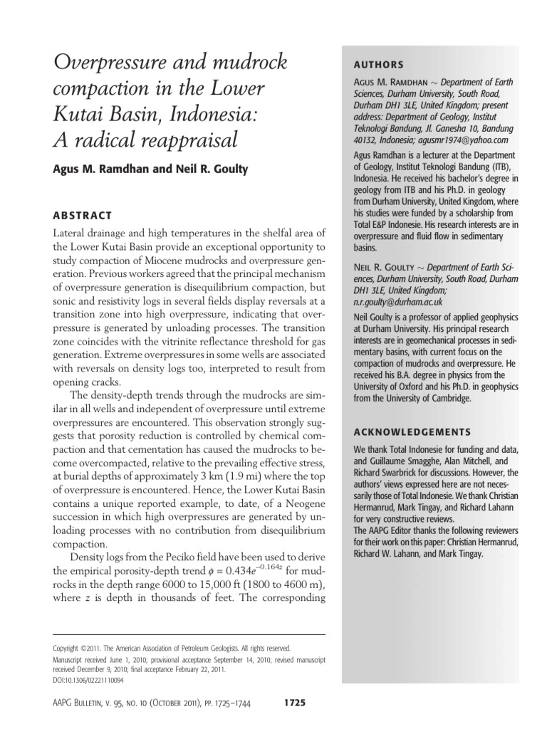 Agus M. Ramdhan | PDF | Nature | Sedimentology