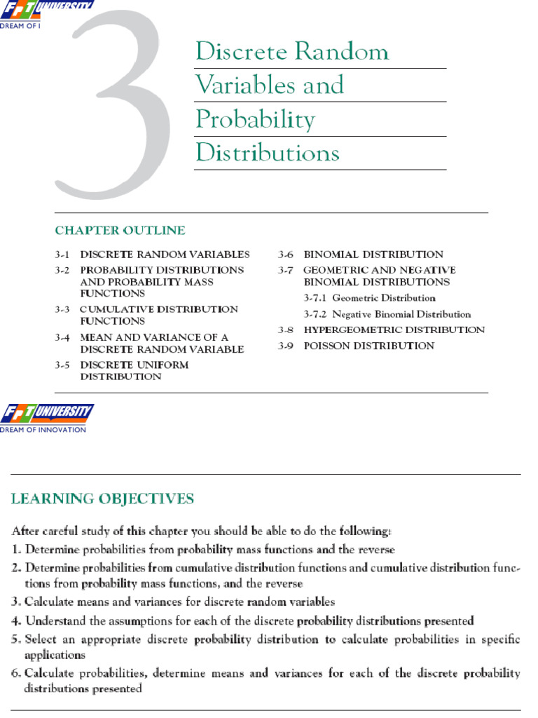 Thang_ch03 | PDF | Probability Distribution | Random Variable