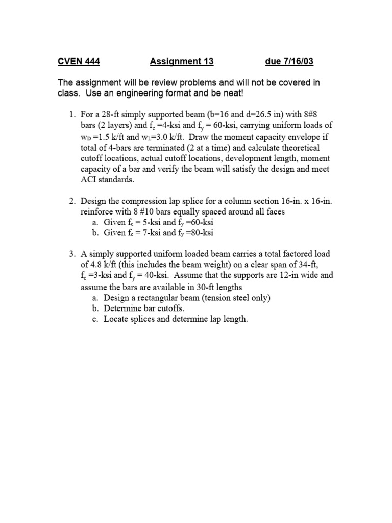 Assignment 13 Pdf 