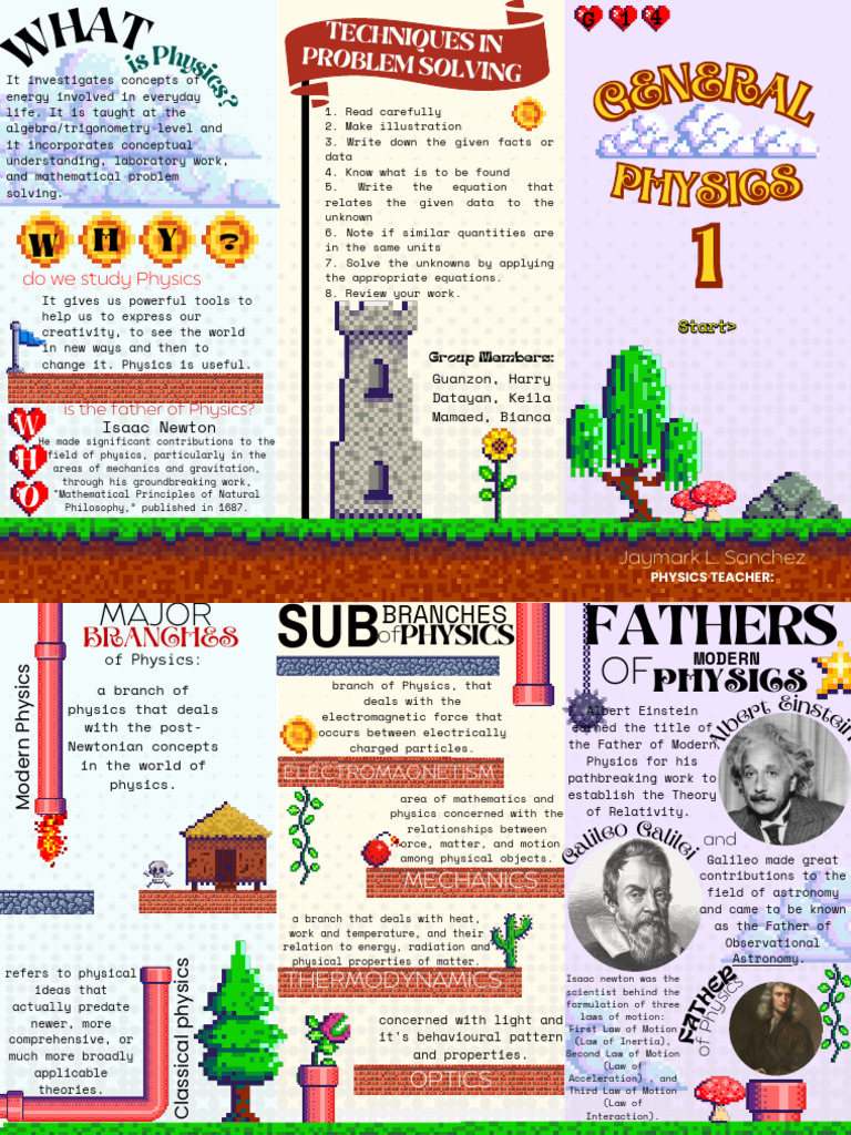 Physics Brochure | PDF | Physics | Newton's Laws Of Motion