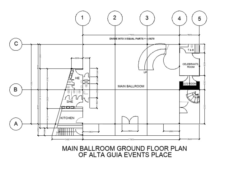 Alta Guia Events Place Floor Plan | PDF
