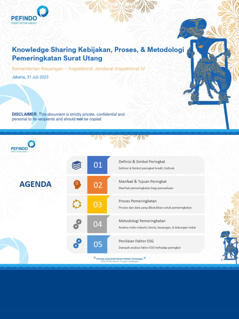 Pemeringkatan Surat Utang | PDF