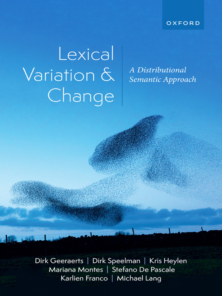 Lexical+Variation+and+Change+ +a+Distributional+Semantic+Approach | PDF