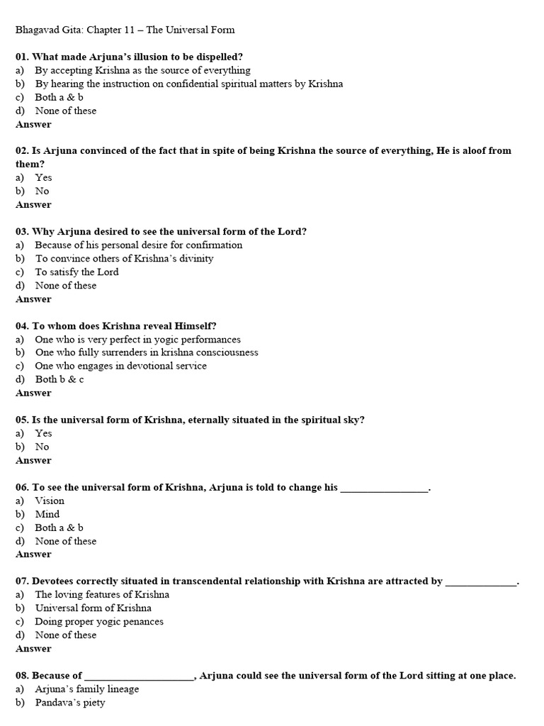 BG Chapter 11 Quiz | PDF