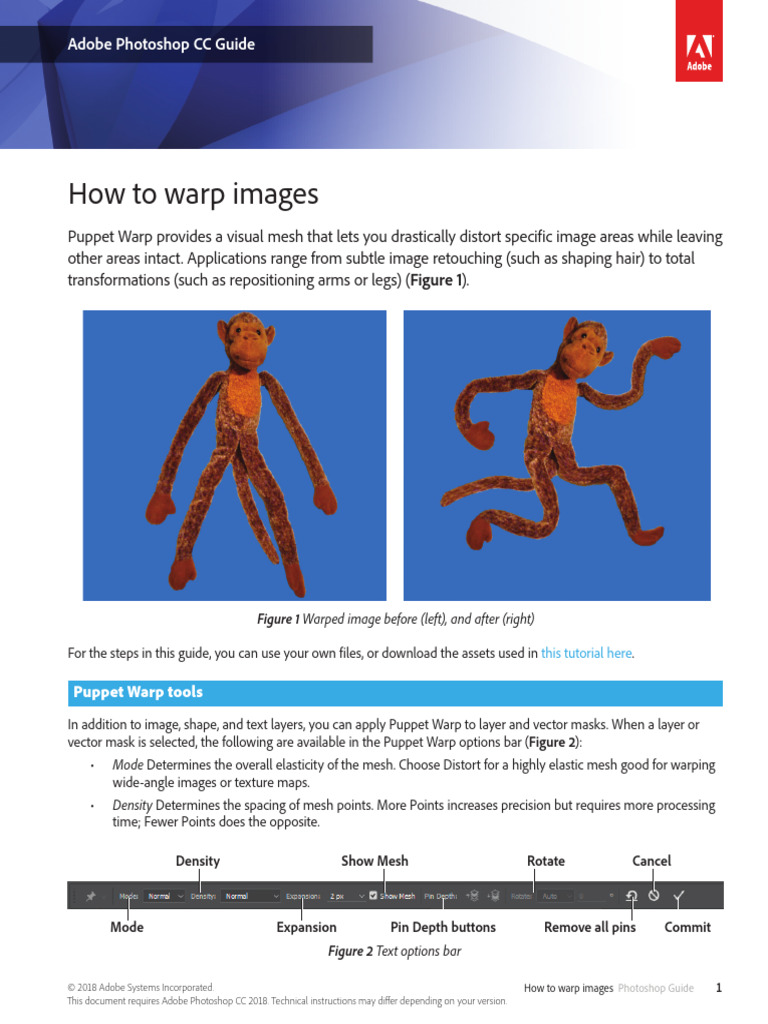 How To Warp Images | PDF | Adobe Photoshop | Software