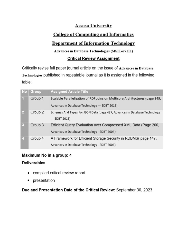 Article Review | PDF