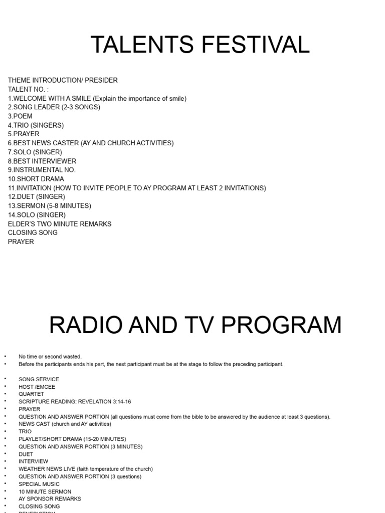 Ayf Program | PDF | Art