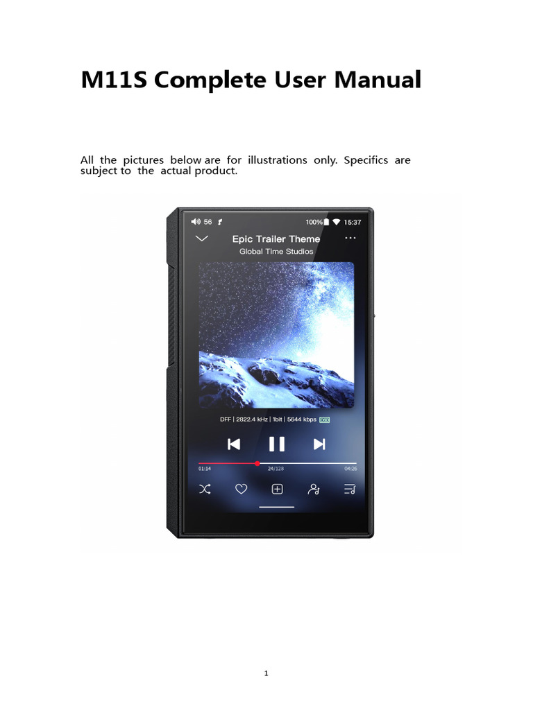 M11S User Manual | PDF | Bluetooth | Android (Operating System)