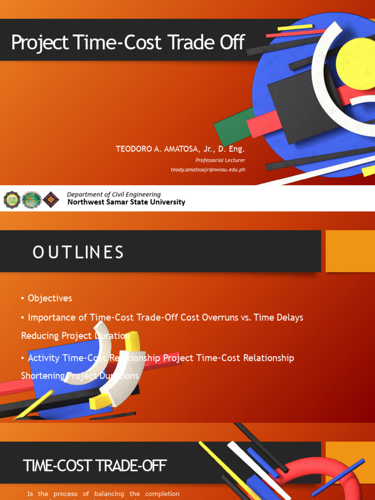 Time-Cost Trade-Off in Project Management | PDF | Mathematical ...