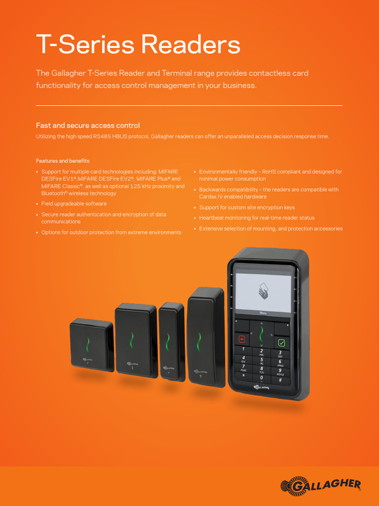 T Series Readers Datasheet | PDF