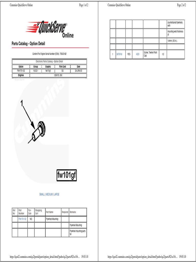 Fw1701-02 - Flywheel Mounting | PDF | World Wide Web | Internet & Web