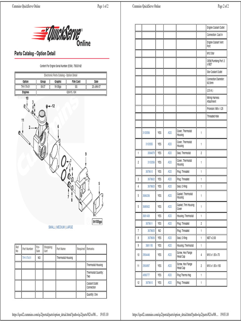 Th1174-01 - Housing, Thermostat | PDF | Tools | Machines