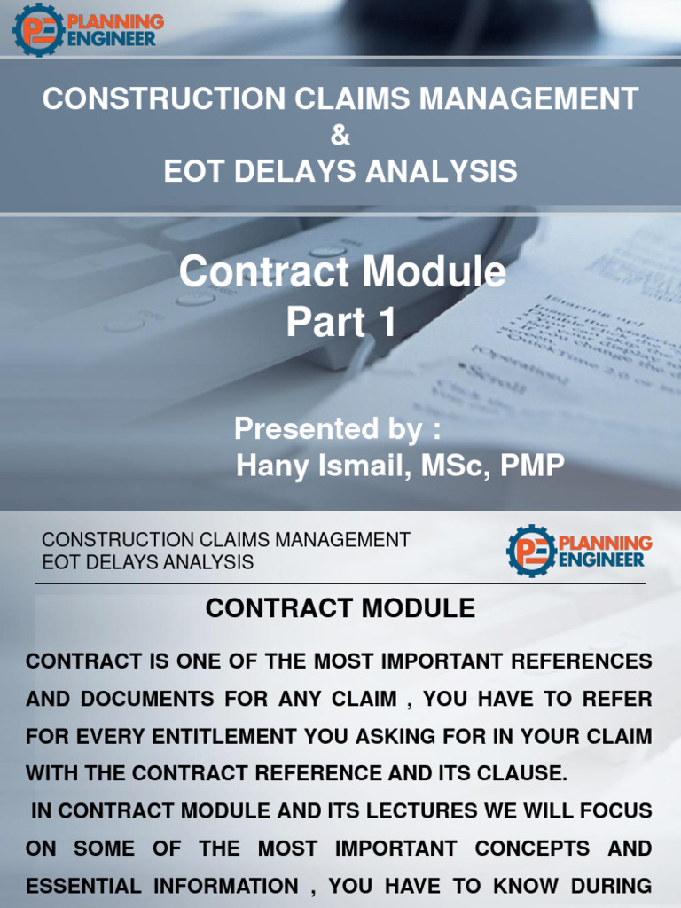 Part 1 Introduction To Contracts. | PDF | Finance & Money Management
