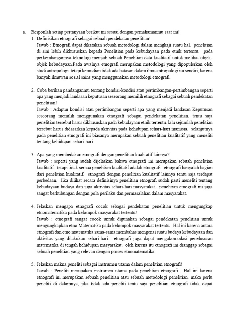 Tugas 2 Etnomatematika - R. Sarida (2103020007) | PDF