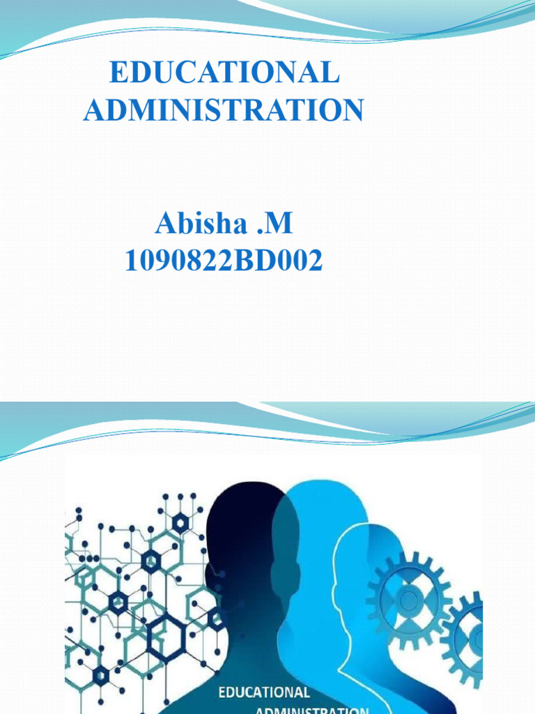 Educational Administration | PDF