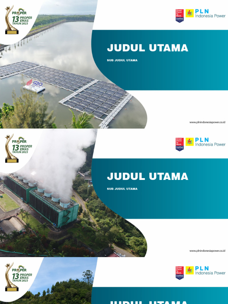 Template PPT PLN IP 2024 Final | PDF | Recycling | Cost Of Goods Sold