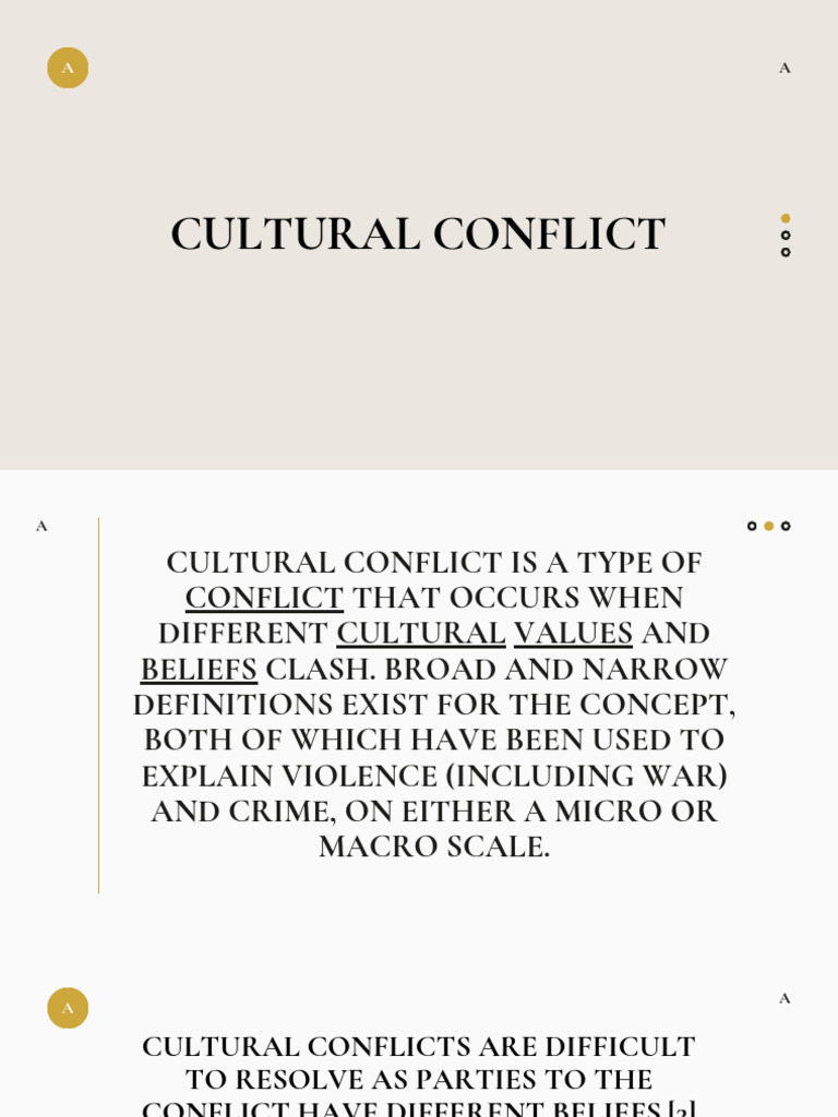Cultural Conflict | PDF | Social Psychology | Behavioural Sciences