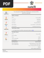 Cult Fit Invoice | PDF