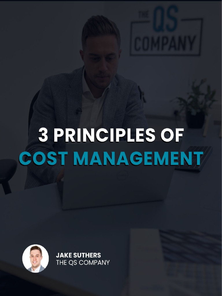 3 Principles of Construction Cost Management | PDF