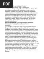 Types of Foreign Policy | PDF | Foreign Policy | International Relations