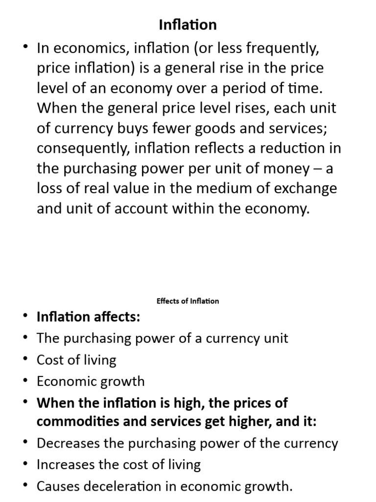 Inflation and Its Types | PDF | Cost Of Living | Inflation