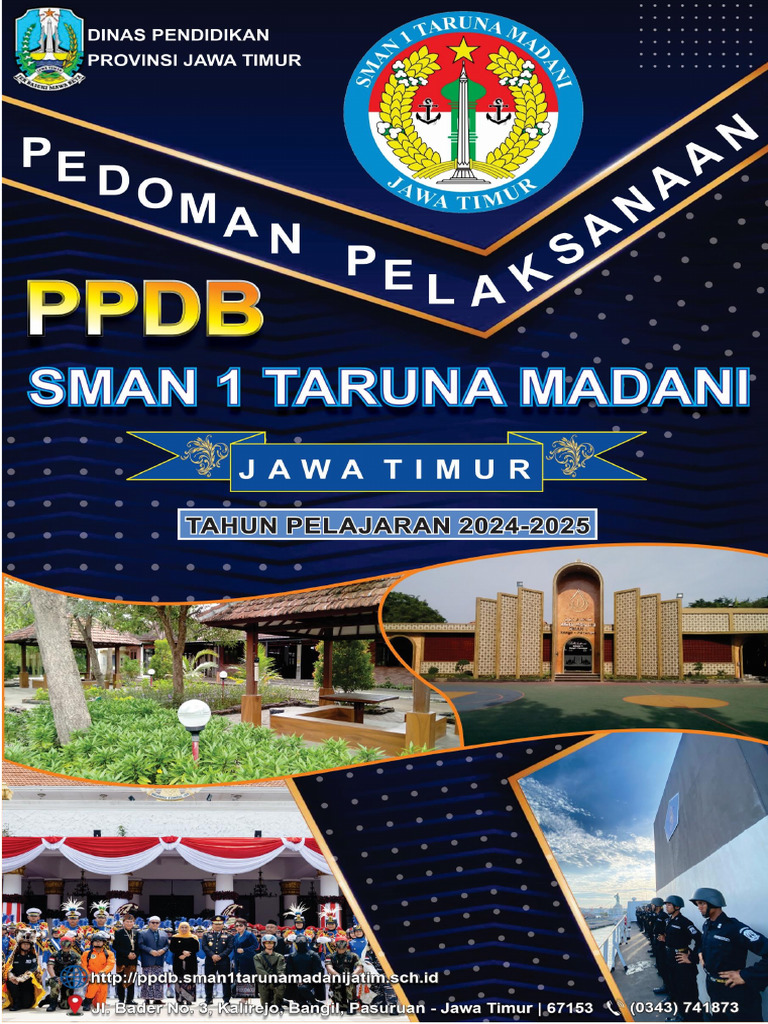 Salinan Panduan PPDB Sman 1 Taruna Madani | PDF