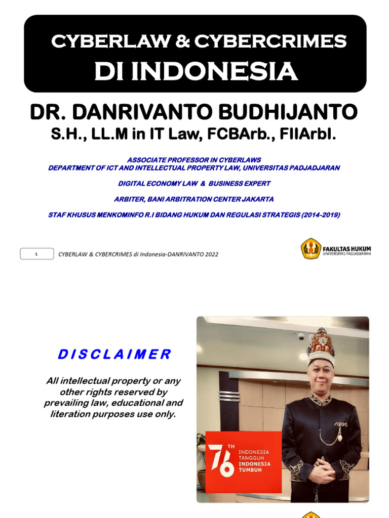 Cyberlaws & Cybercrimes | PDF