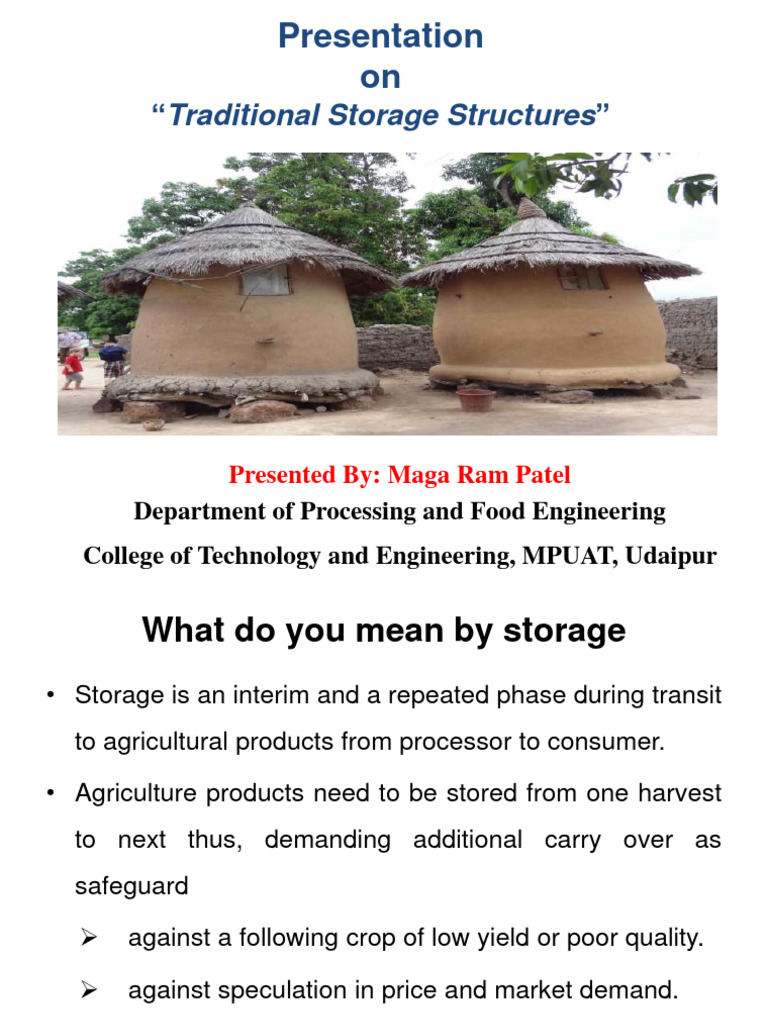 Presentation On: "Traditional Storage Structures" | PDF
