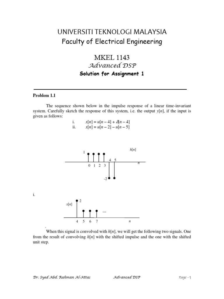 Assign - 1 - Solution | PDF | Mathematical Analysis | Electrical Engineering