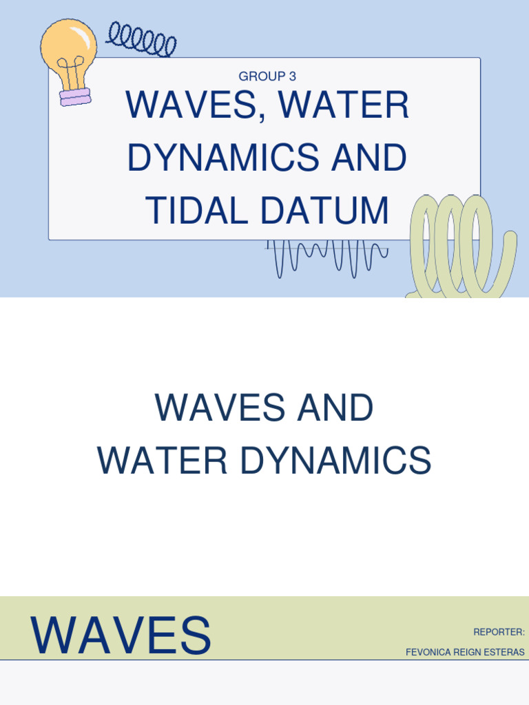 Group 3 Waves Pdf Oceans Waves