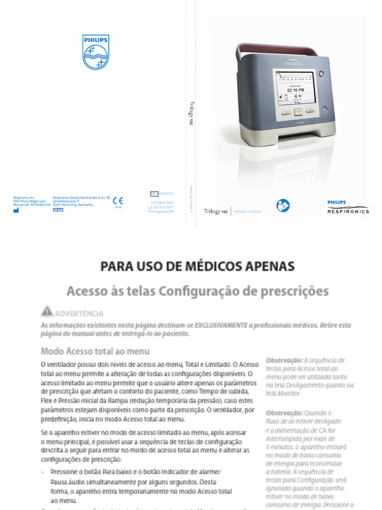 Trilogy 100 Manual Clinico PT BR | PDF