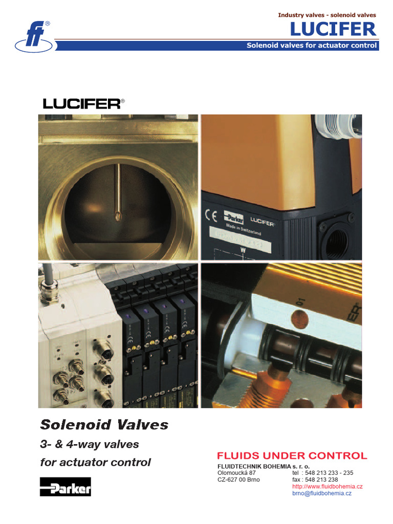 Industry Valves - Solenoid Valves LUCIFER - FLUIDTECHNIK (PDFDrive) | PDF | Valve | Pipe (Fluid ...