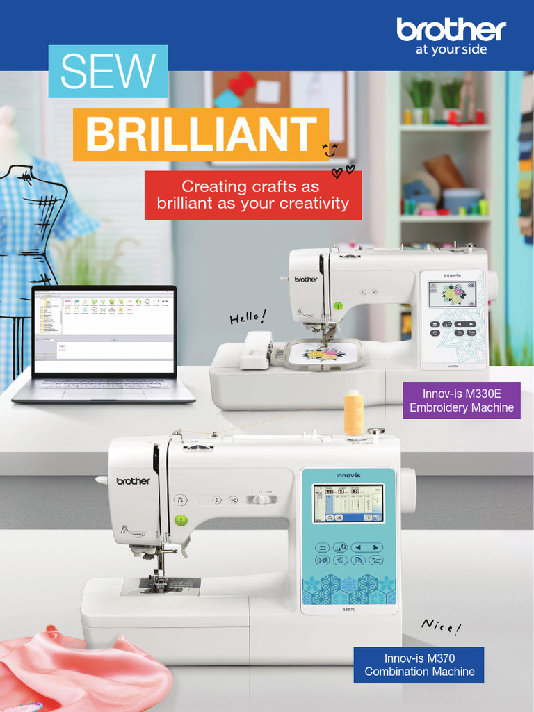 M-Series Brochure - LR For Sewing Machines | PDF | Sewing | Embroidery