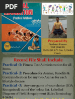 Practical File 2024 Physical Education Class 12 | PDF