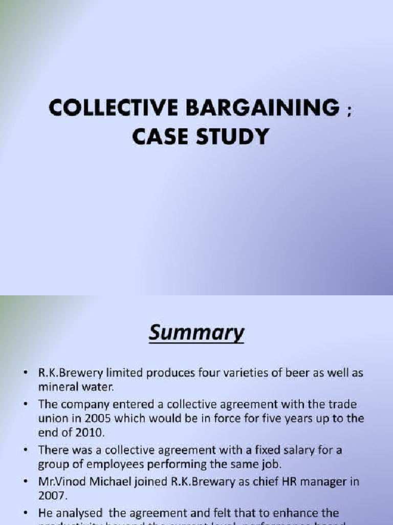 Collective Bargaining | PDF