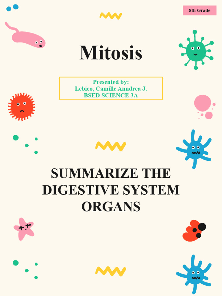 Lebico, Camille Sci-3a Mitosis | PDF | Mitosis | Biological Processes