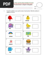 Kindergarten 2nd Quarter Reviewer | PDF