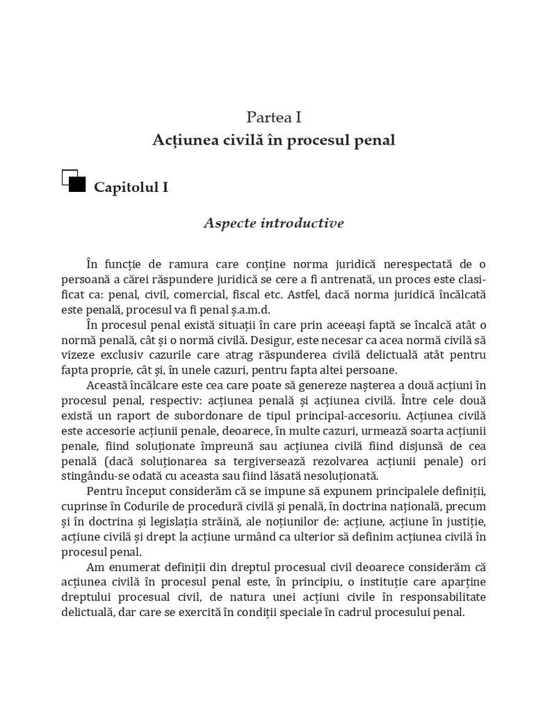 Actiunea Civila in Procesul Penal. Editia A II-a, Revazuta Si Adaugita ...